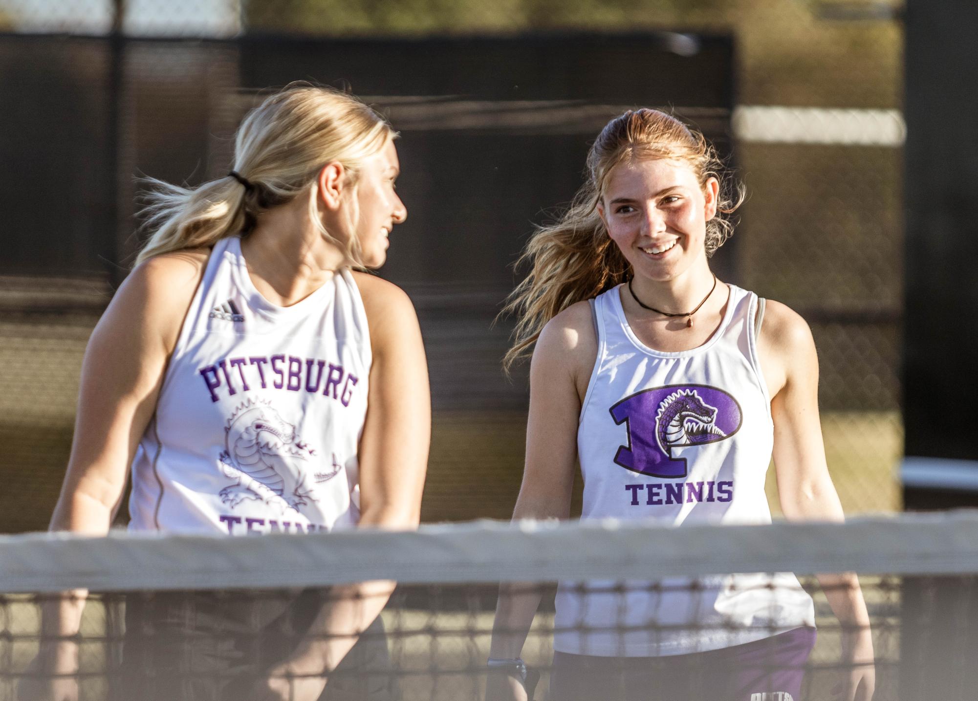 Varsity and JV Girls Tennis vs. Lamar – Pitt Media